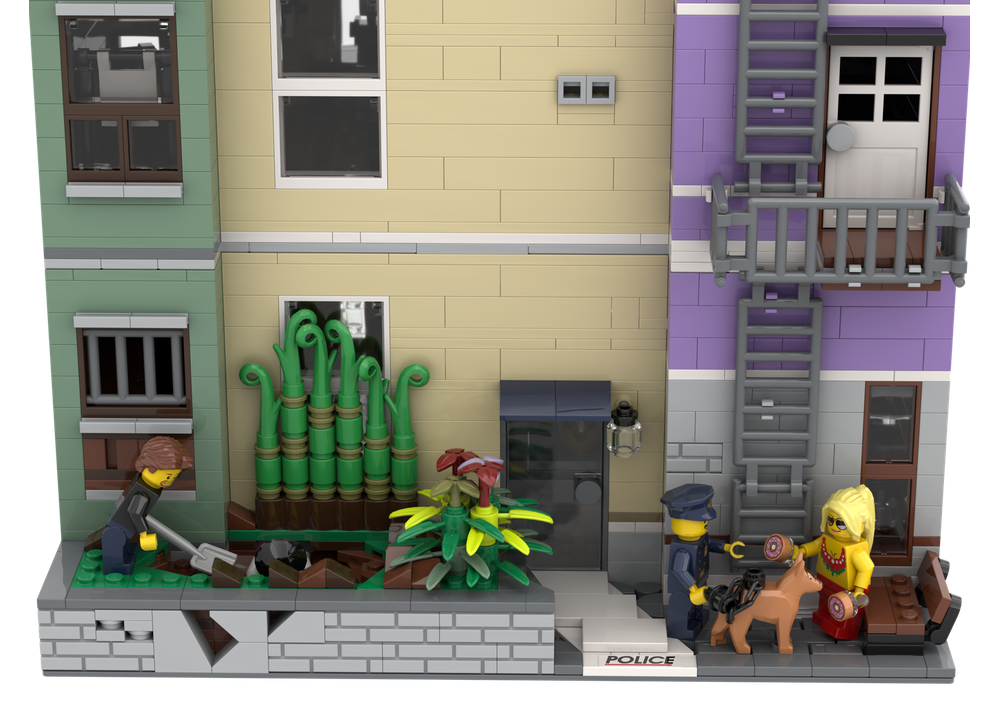 LEGO MOC The Donut Distraction Escape - Backyard MOC for set #10278 ...