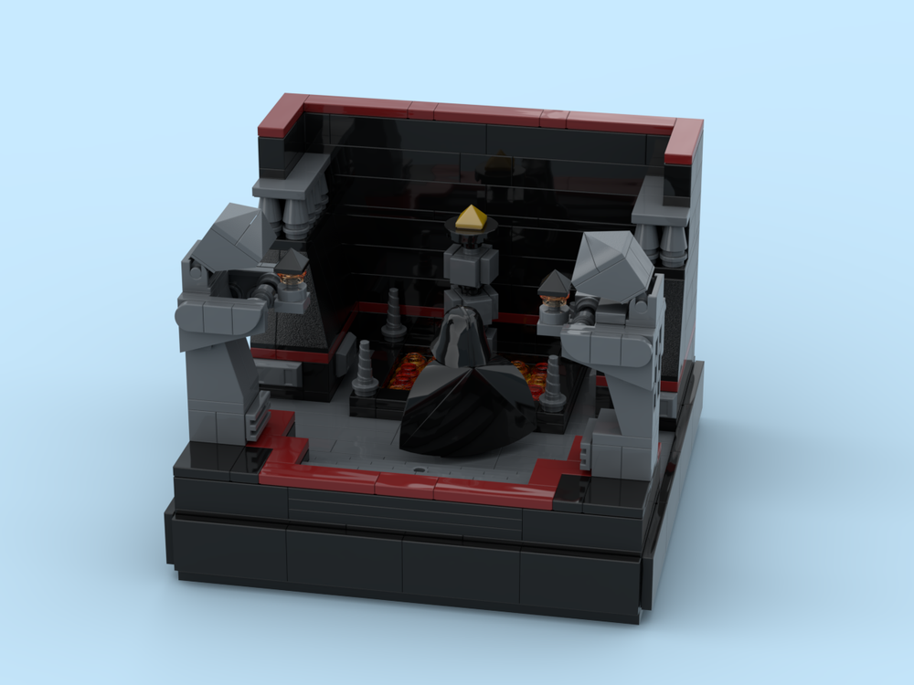 LEGO MOC Diorama "Sith Holocron Shrine" by tingdrason | Rebrickable ...