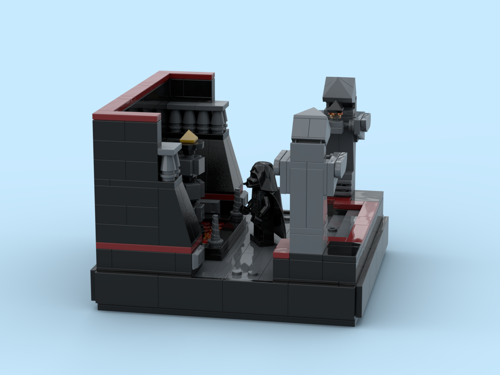 LEGO MOC Diorama "Sith Holocron Shrine" by tingdrason | Rebrickable ...