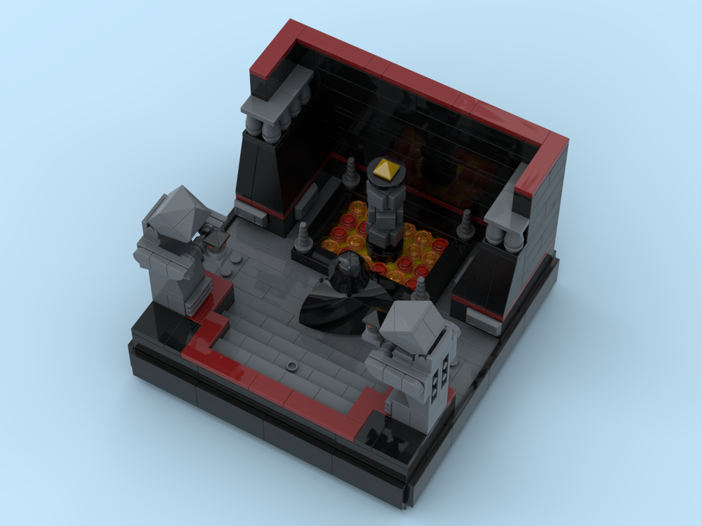 LEGO MOC Diorama "Sith Holocron Shrine" by tingdrason | Rebrickable ...