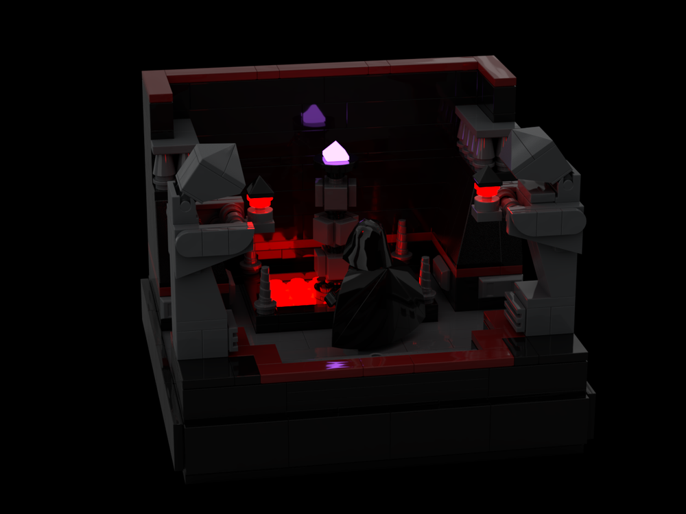 LEGO MOC Diorama "Sith Holocron Shrine" by tingdrason | Rebrickable ...