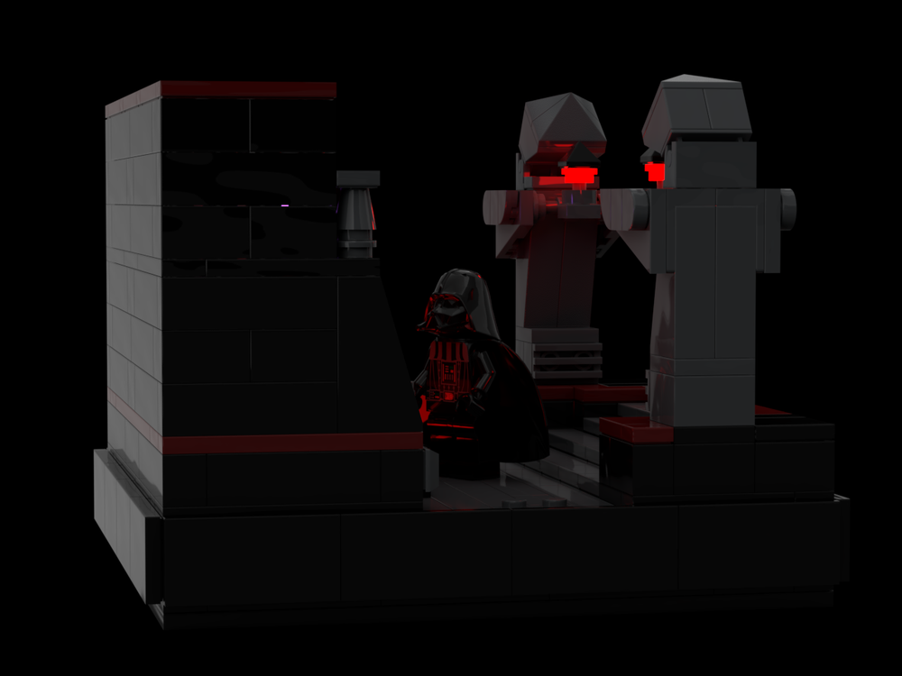 LEGO MOC Diorama "Sith Holocron Shrine" by tingdrason | Rebrickable ...