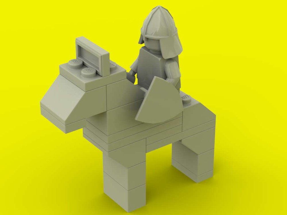 LEGO MOC Horse Statue by 22.custom | Rebrickable - Build with LEGO