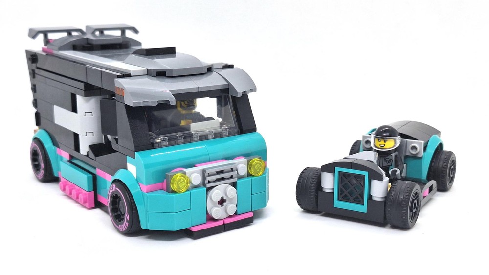 LEGO MOC 60406 Race Van and HotRod by PeterSzabo | Rebrickable - Build ...