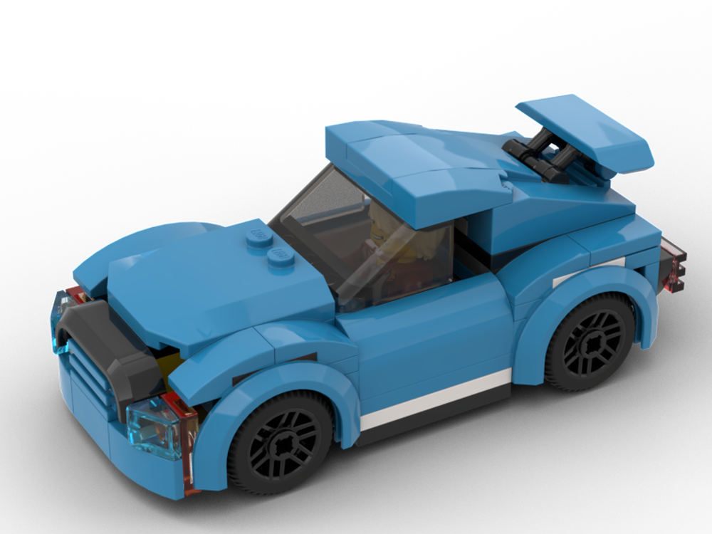 LEGO MOC 60285 - Blue Lightning by hoppepe | Rebrickable - Build with LEGO