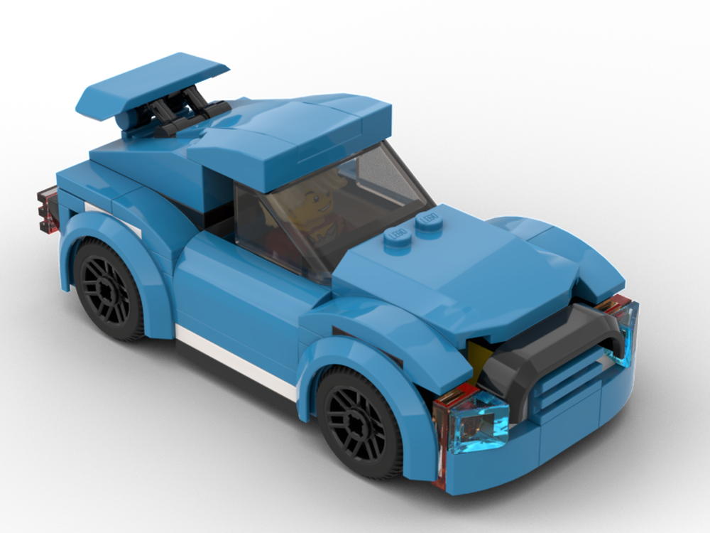 LEGO MOC 60285 - Blue Lightning by hoppepe | Rebrickable - Build with LEGO
