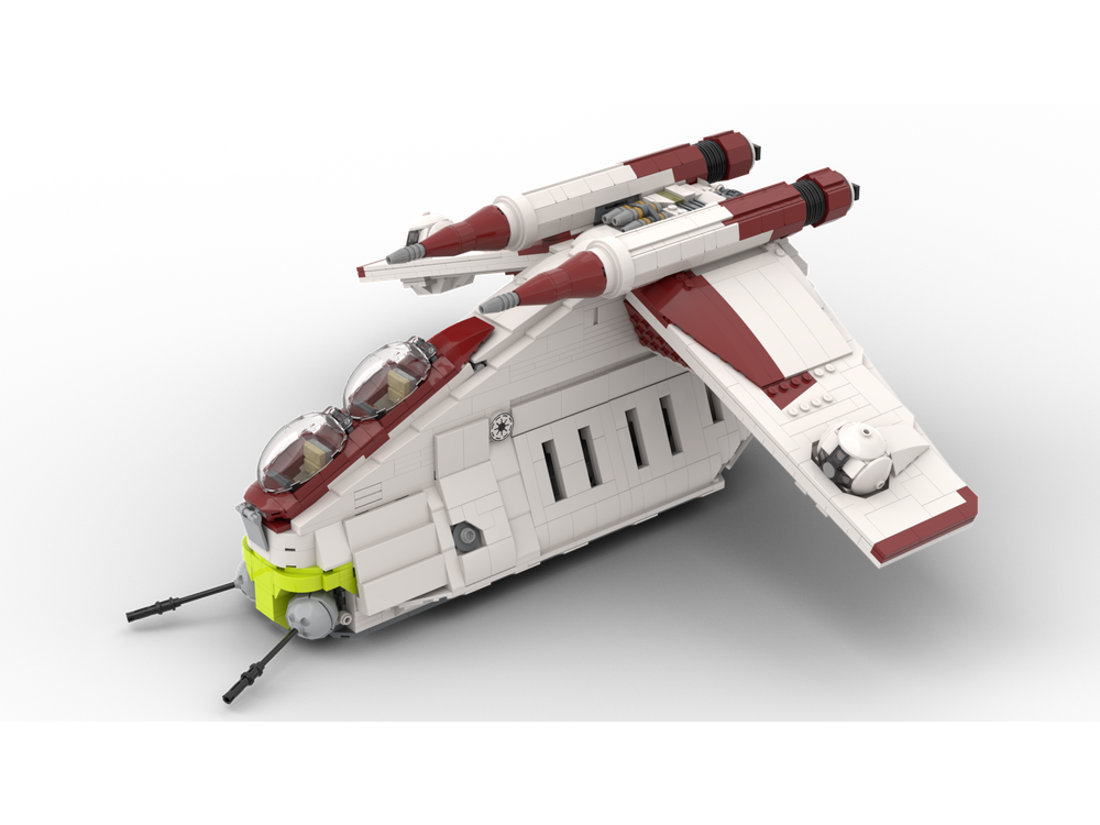 LEGO MOC Republic Gunship by Johns Brickworld | Rebrickable - Build ...