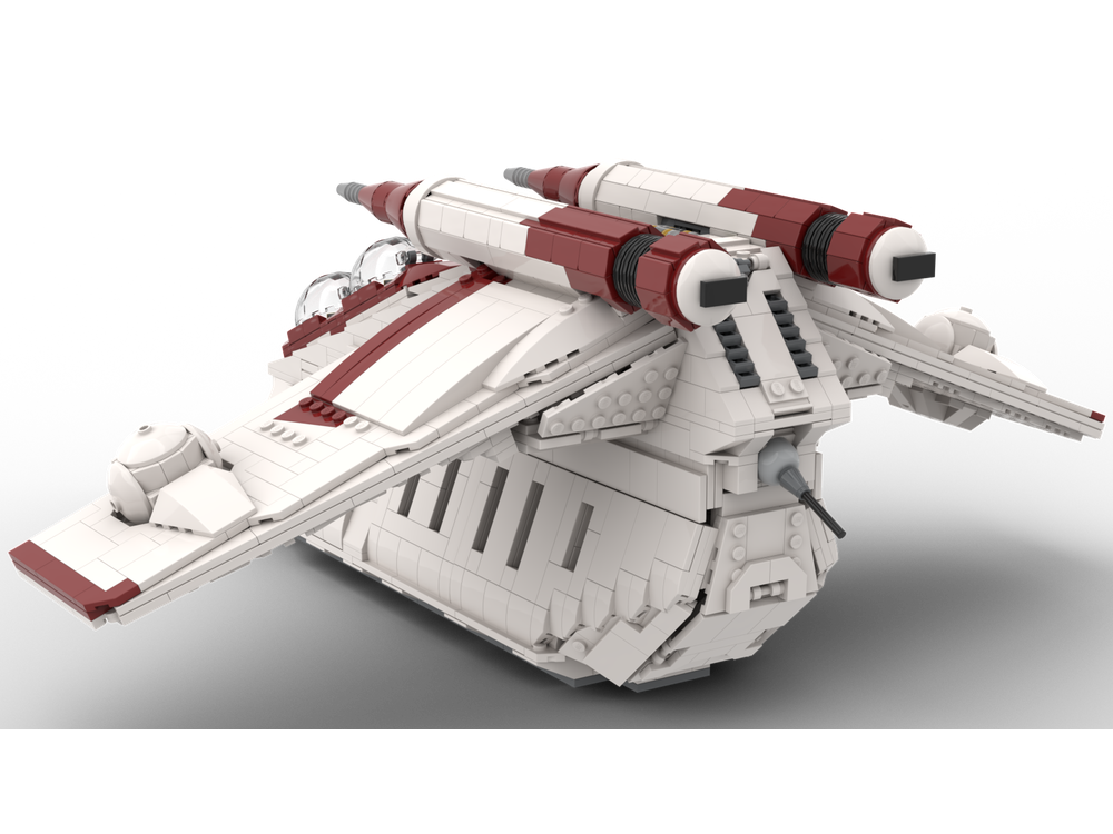 LEGO MOC Republic Gunship by Johns Brickworld | Rebrickable - Build ...