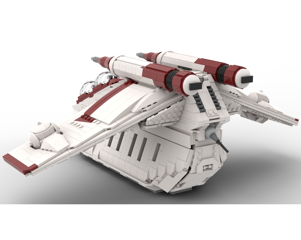 LEGO MOC Republic Gunship by Johns Brickworld | Rebrickable - Build ...