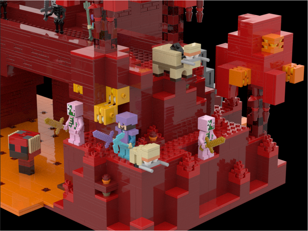 LEGO MOC UCS Minifigure-scale Nether Fortress by ConsiderANapkin ...