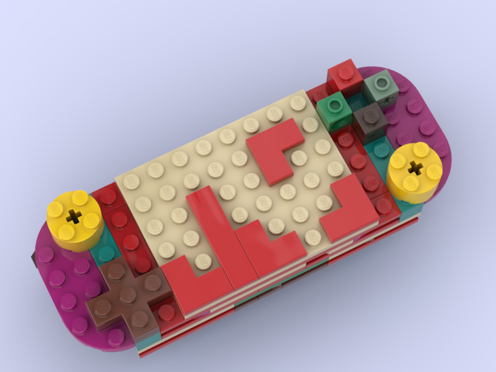 LEGO MOC Game console with Tetris by microbe_jc | Rebrickable - Build ...