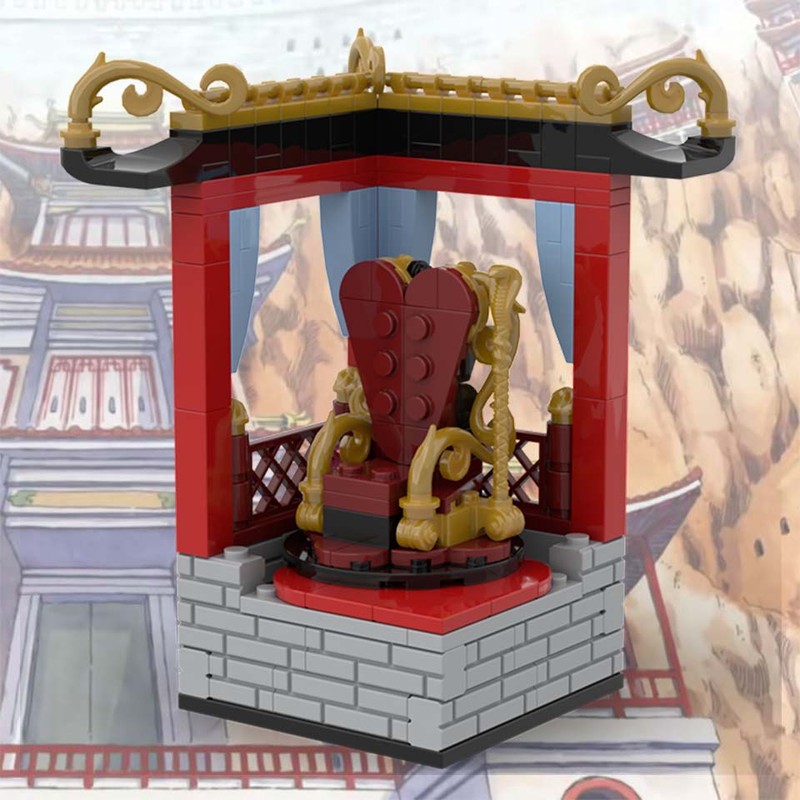 LEGO MOC Ancient Chinese Style Turntable Heart Throne Habitat by ...