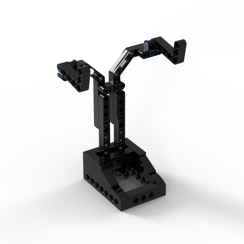 Lego Moc Tie Fighter Stand By Baufmanbricks Rebrickable Build With Lego