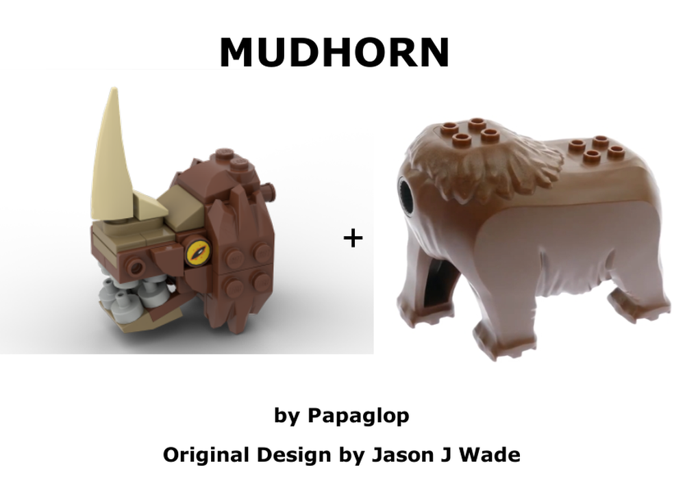 LEGO MOC Mudhorn by Papaglop inspired by Jason J Wade by papaglop ...