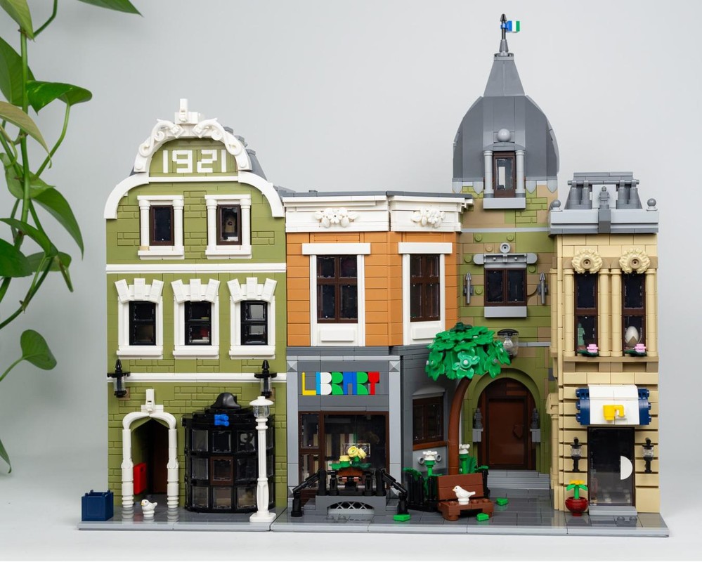 LEGO MOC Library & Lawyer´s Office by steinekonig | Rebrickable - Build ...