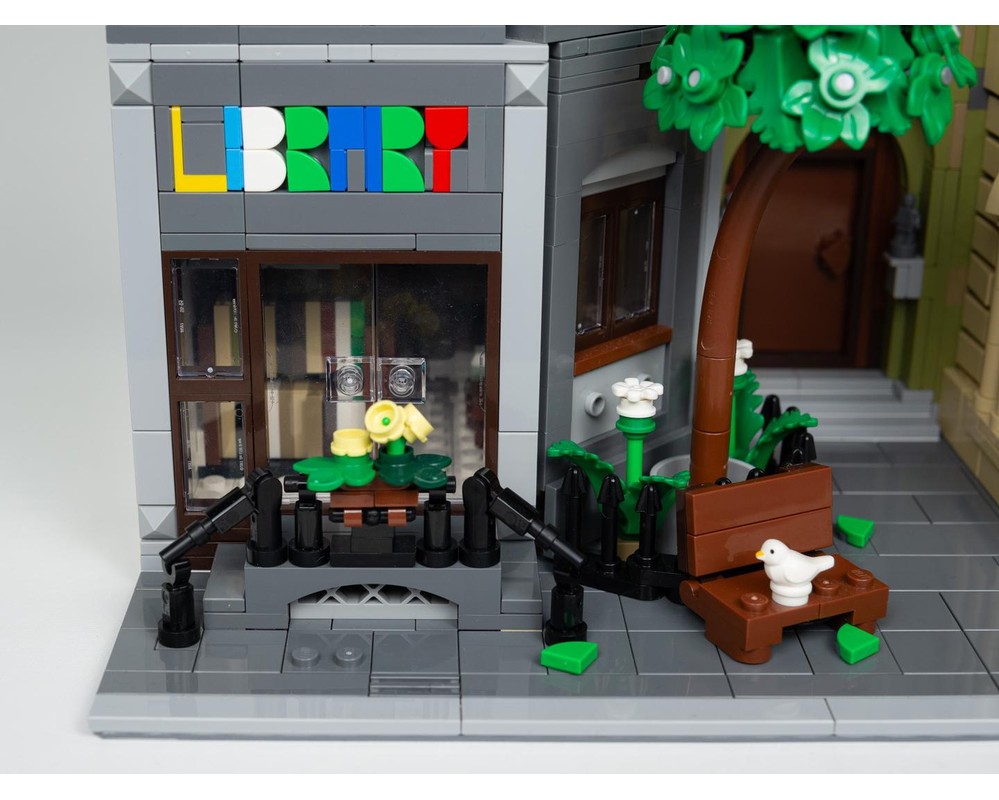 LEGO MOC Library & Lawyer´s Office by steinekonig | Rebrickable - Build ...