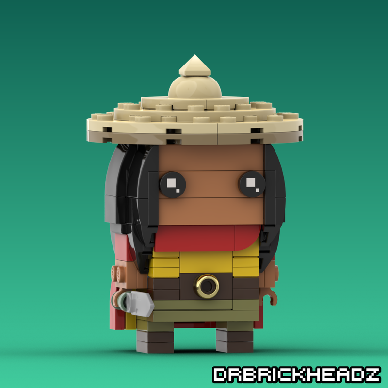 LEGO MOC Raya (Raya and the Last Dragon) Brickheadz by DrBrickheadz ...