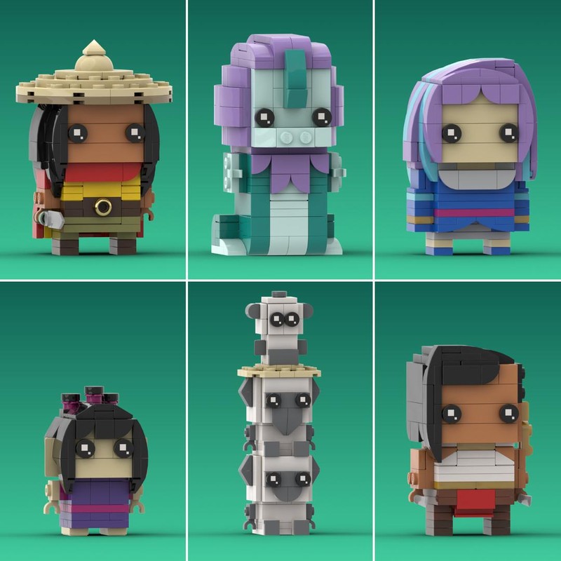 LEGO MOC Raya and the Last Dragon Brickheadz Collection by DrBrickheadz ...
