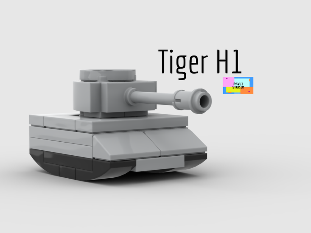 LEGO MOC Mini Tiger H1 by PAVLI_STUDIO | Rebrickable - Build with LEGO