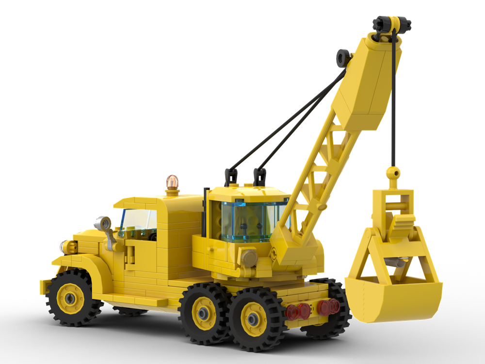 LEGO MOC Vintage Crane Truck by Dongeraldo | Rebrickable - Build with LEGO