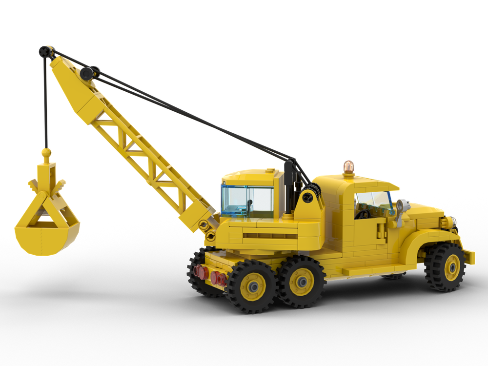 LEGO MOC Vintage Crane Truck by Dongeraldo | Rebrickable - Build with LEGO