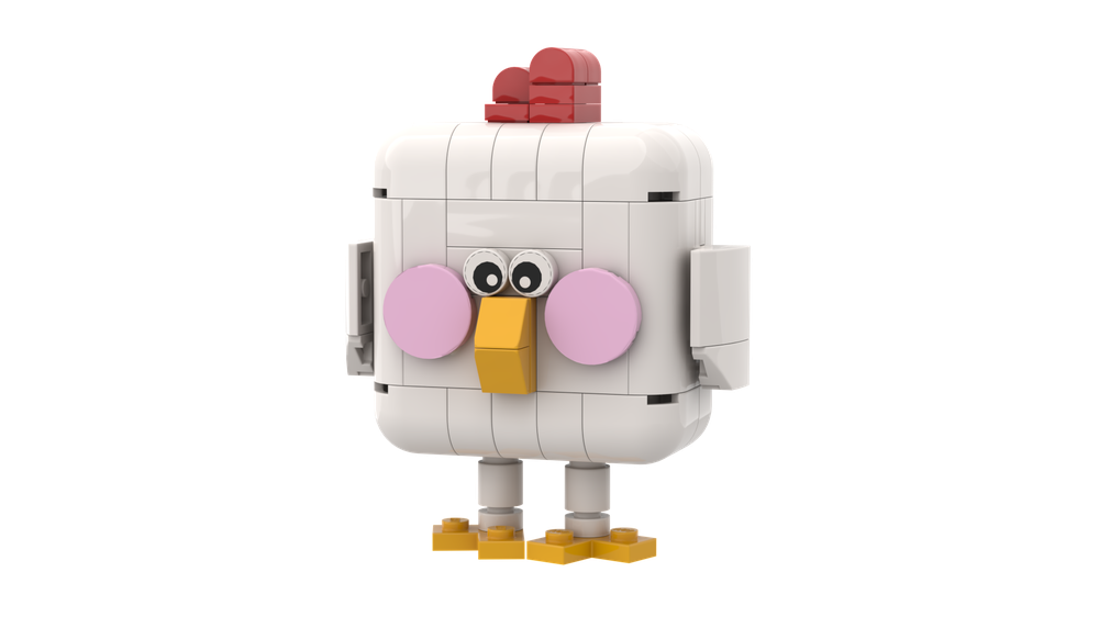 LEGO MOC Cube chicken by KeselT | Rebrickable - Build with LEGO