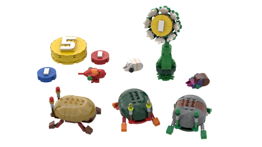 LEGO MOC Pikmin 4 - Bugs and Pellets by Renk | Rebrickable - Build with ...