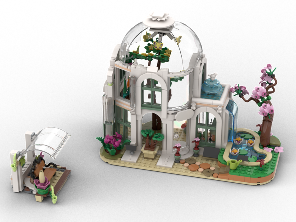 LEGO MOC Sky Dome Botanical Atrium by brickbicycle | Rebrickable ...