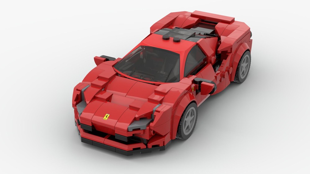 LEGO MOC Ferrari F8 Tributo Mod by IronBricks17 | Rebrickable - Build ...