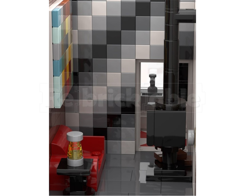 LEGO MOC Modern Architecture Residence with Garage Modular Building by ...