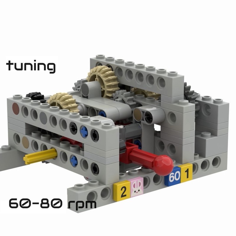 LEGO MOC 60-80 two speed gearbox for GBC and more by andybell ...