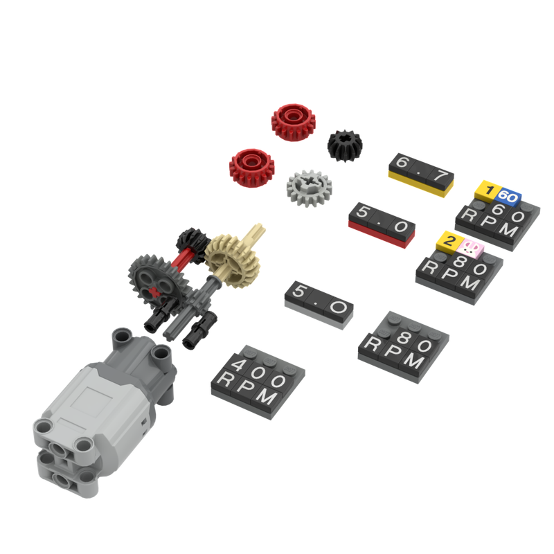 LEGO MOC 60-80 two speed gearbox for GBC and more by andybell ...