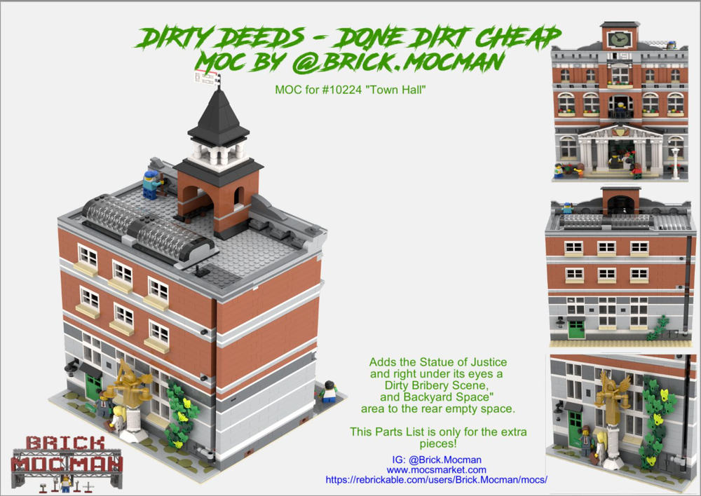 LEGO MOC Dirty Deeds, Done Dirt Cheap - Backyard MOC for set #10224 ...