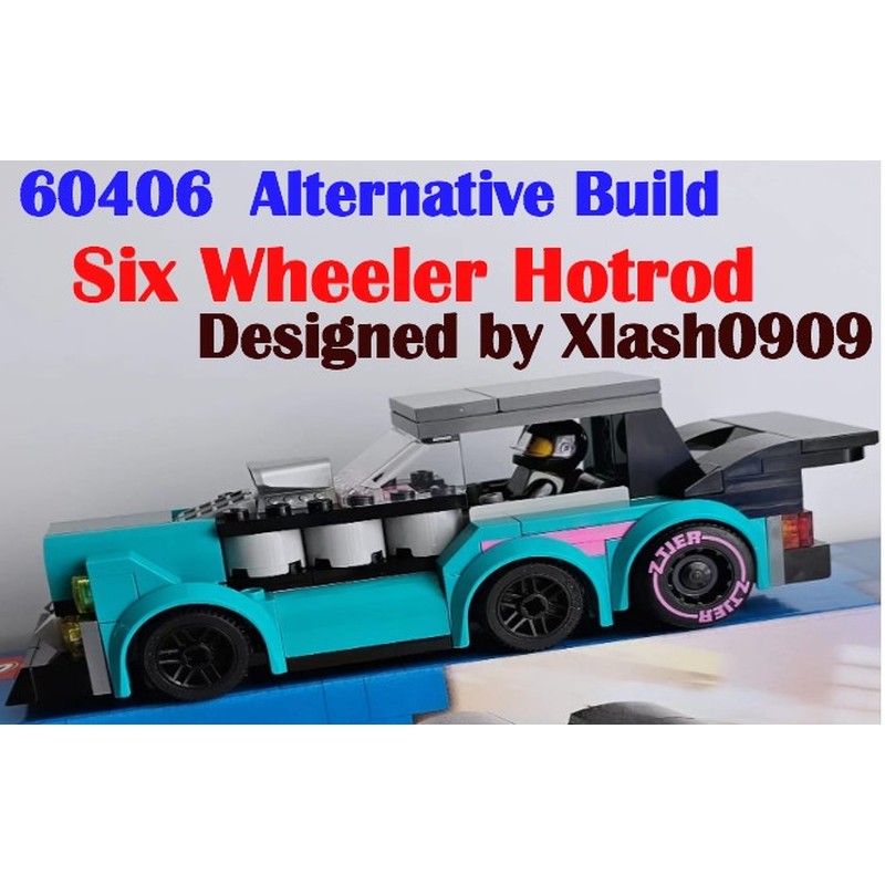 LEGO MOC 60406 Six Wheeler Hotrod by xlash0909 | Rebrickable - Build ...