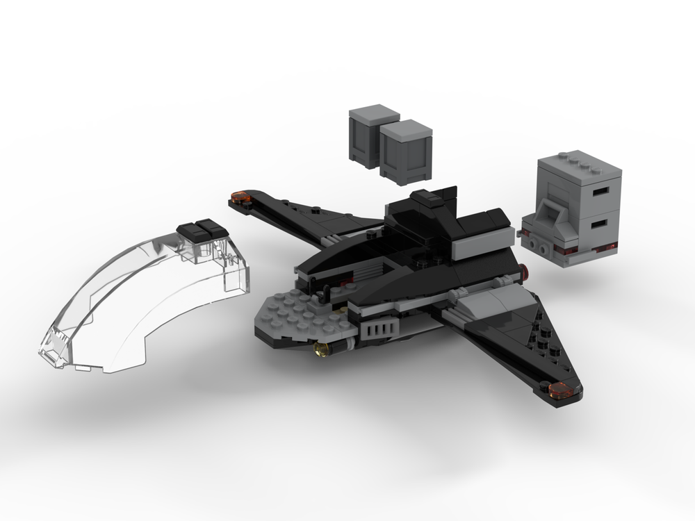 LEGO MOC Mini Cargo Shuttle by Hedu88 | Rebrickable - Build with LEGO