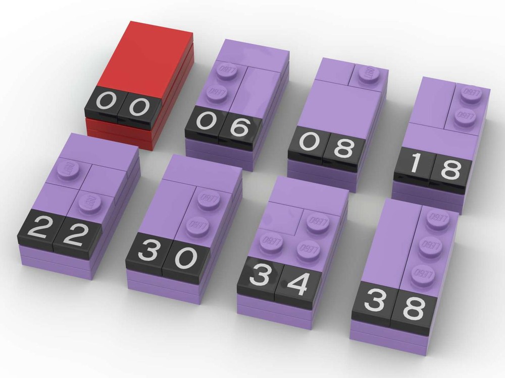 LEGO MOC 8 missing Braille Bricks by Andreas_Eldh | Rebrickable - Build ...