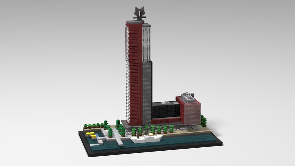 LEGO MOC Montevideo Skyscraper, Rotterdam, Netherlands by tralux21 ...