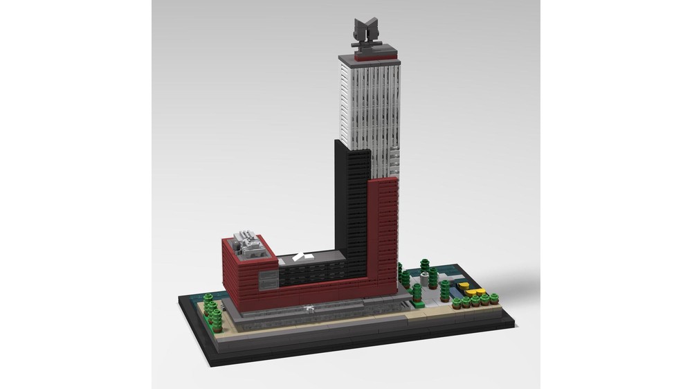 LEGO MOC Montevideo Skyscraper, Rotterdam, Netherlands by tralux21 ...