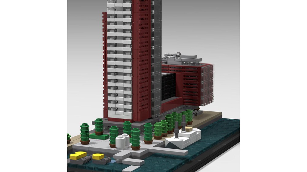 LEGO MOC Montevideo Skyscraper, Rotterdam, Netherlands by tralux21 ...