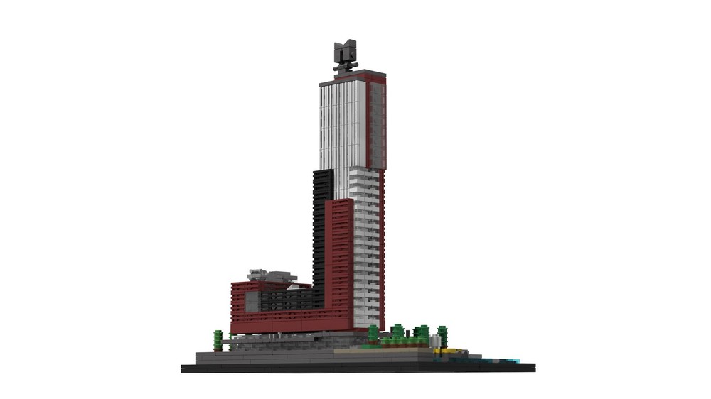 LEGO MOC Montevideo Skyscraper, Rotterdam, Netherlands by tralux21 ...