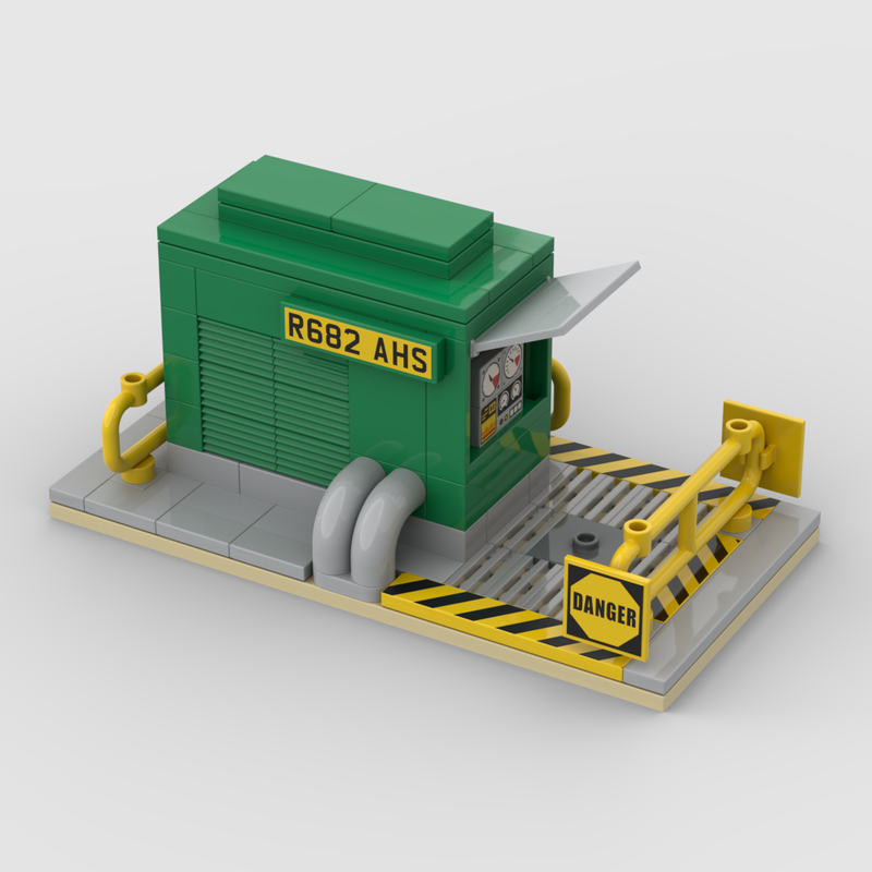 LEGO MOC-179778 Stationary Generator by BrickMind | Rebrickable - Build ...