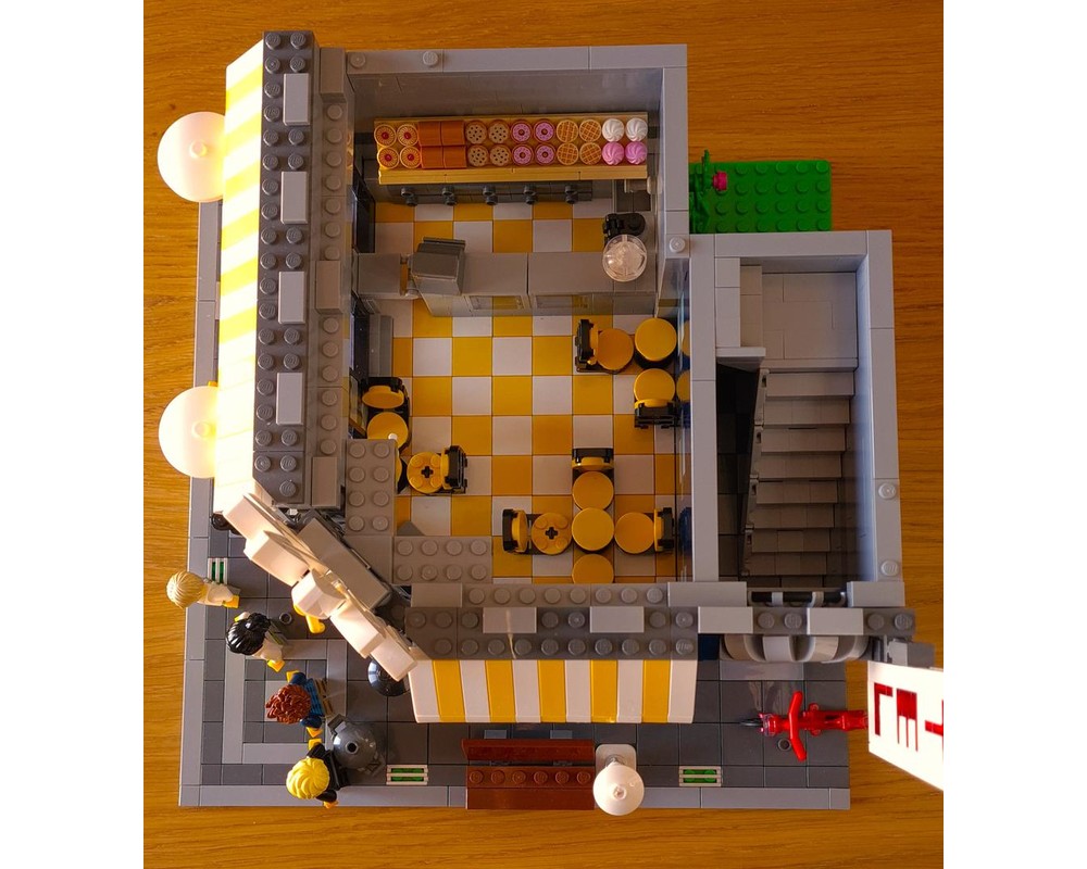LEGO MOC Cafe Corner 2023 by JRodOnBricks | Rebrickable - Build with LEGO