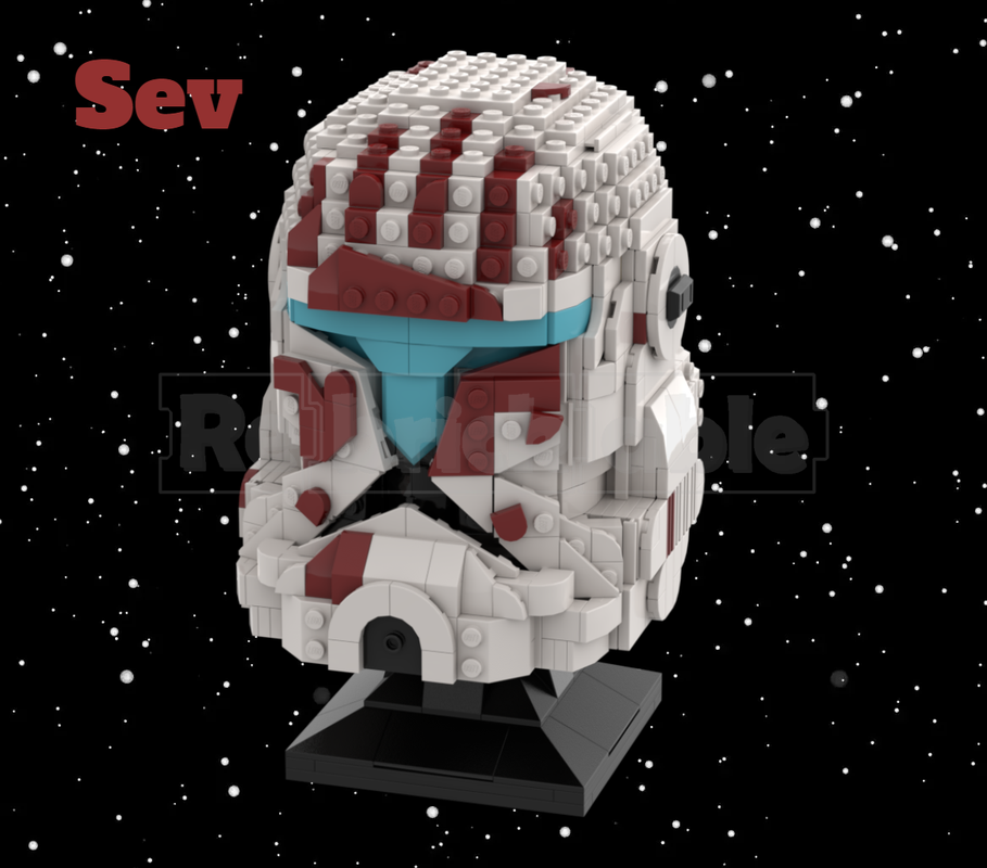 LEGO MOC-179801 Sev Helmet by Ant0noo | Rebrickable - Build with LEGO