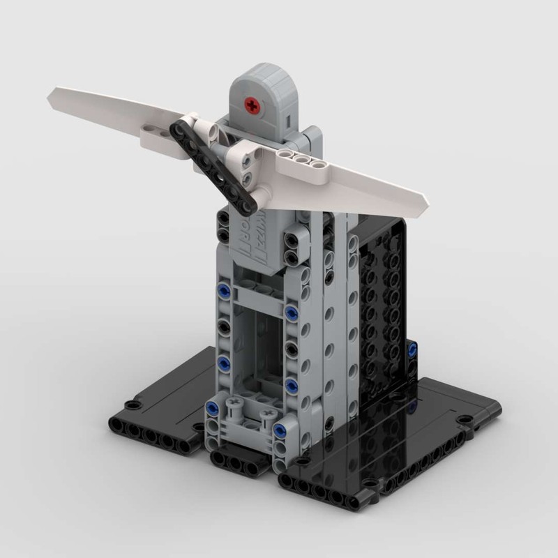 LEGO MOC Motorized Personal Cooling Fan by N1K0L4 | Rebrickable - Build ...