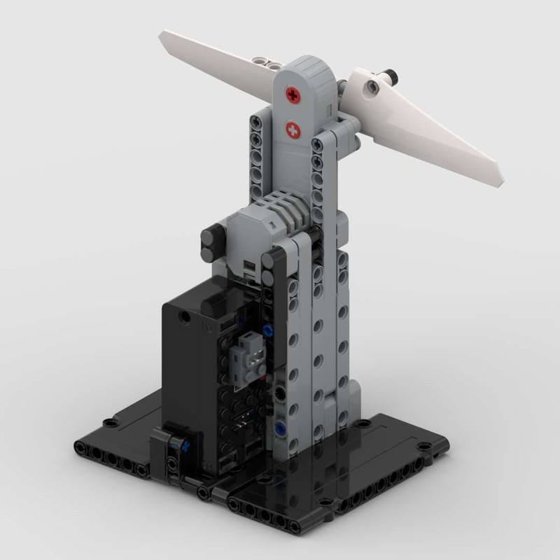 LEGO MOC Motorized Personal Cooling Fan by N1K0L4 | Rebrickable - Build ...