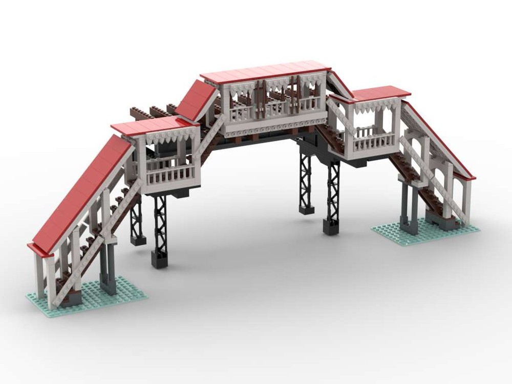 LEGO MOC Brooklyn L Station: Low Stairs by EMRE_04 | Rebrickable ...