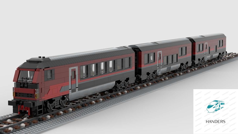 LEGO MOC Latest Austrian Jet Train by Handers | Rebrickable - Build ...