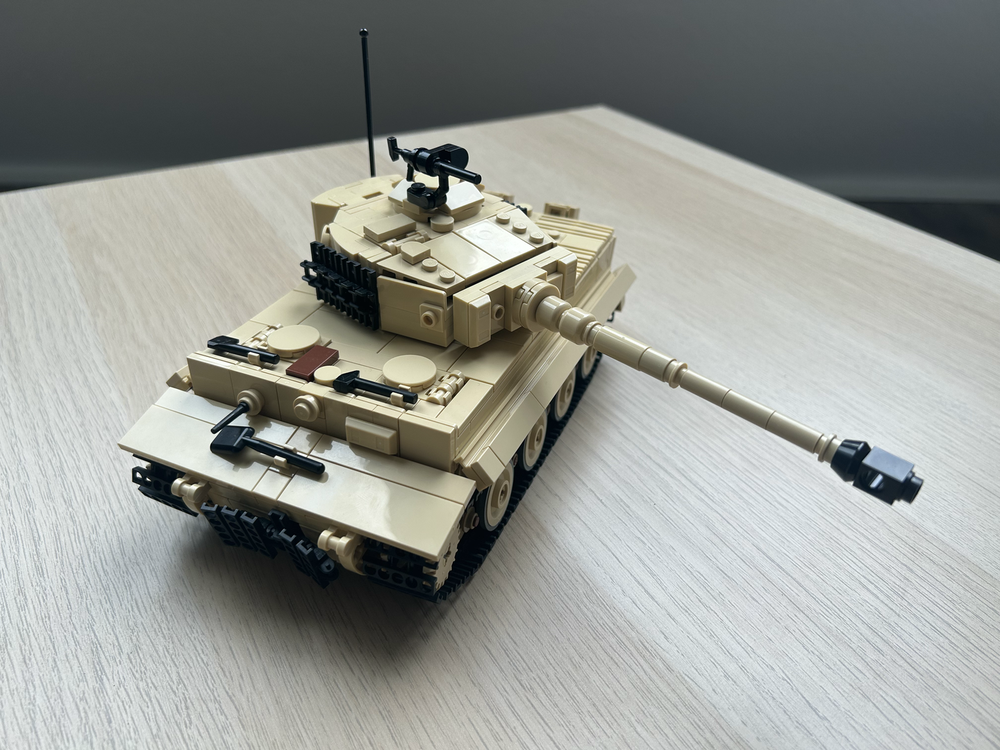 LEGO MOC-179818 WW2 Tiger E German Tank V2 Desert by NLBricks ...
