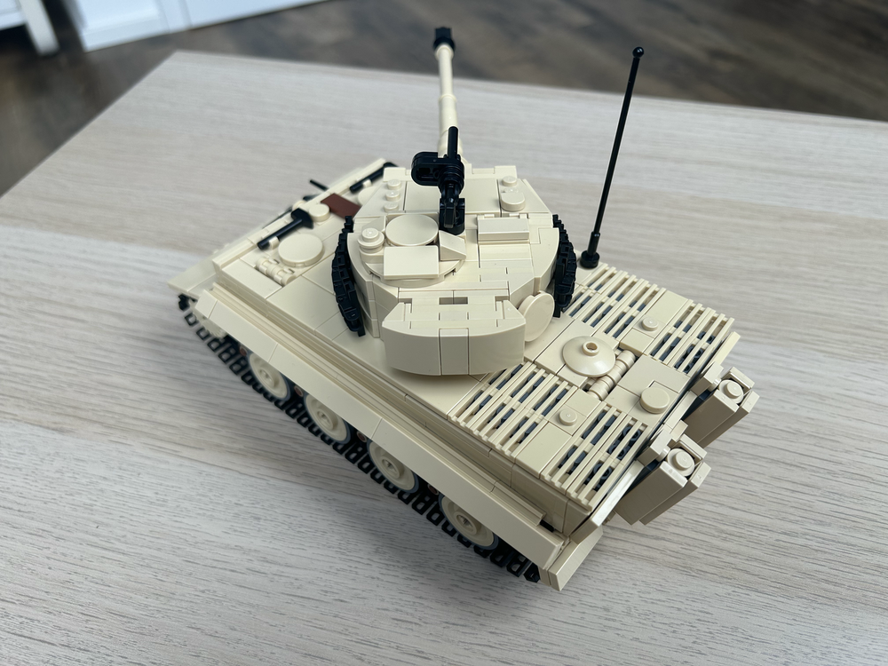 LEGO MOC-179818 WW2 Tiger E German Tank V2 Desert by NLBricks ...
