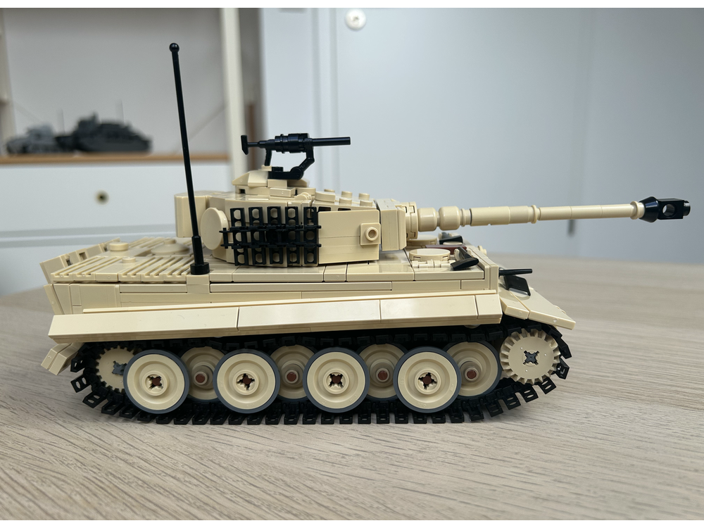 LEGO MOC-179818 WW2 Tiger E German Tank V2 Desert by NLBricks ...